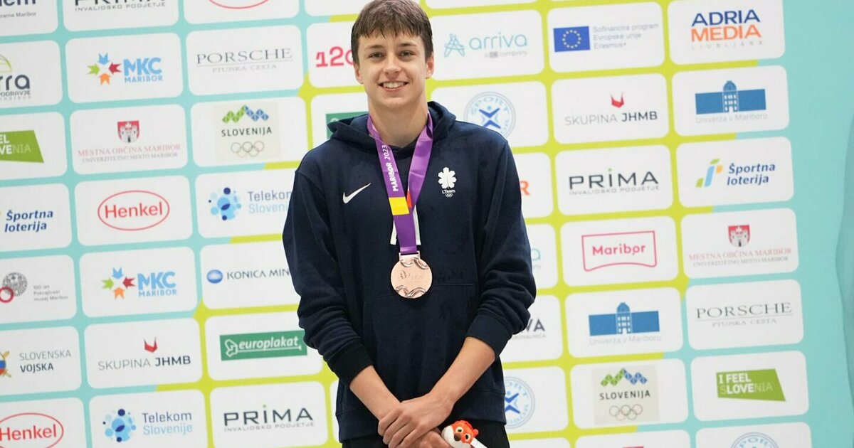 M.Kaušpėdas Atėnuose pasiekė naują Lietuvos vyrų plaukimo nugara rekordą | Sportas.lt